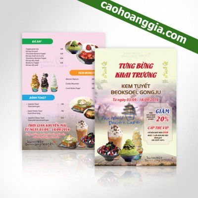 In Tờ Rơi, In Brochure, In Leaflet, In Flyer Giá Cực Rẻ - 1 Ngày